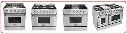 THOR Kitchen Stoves, Professional Stainless Steel Ranges and Hoods